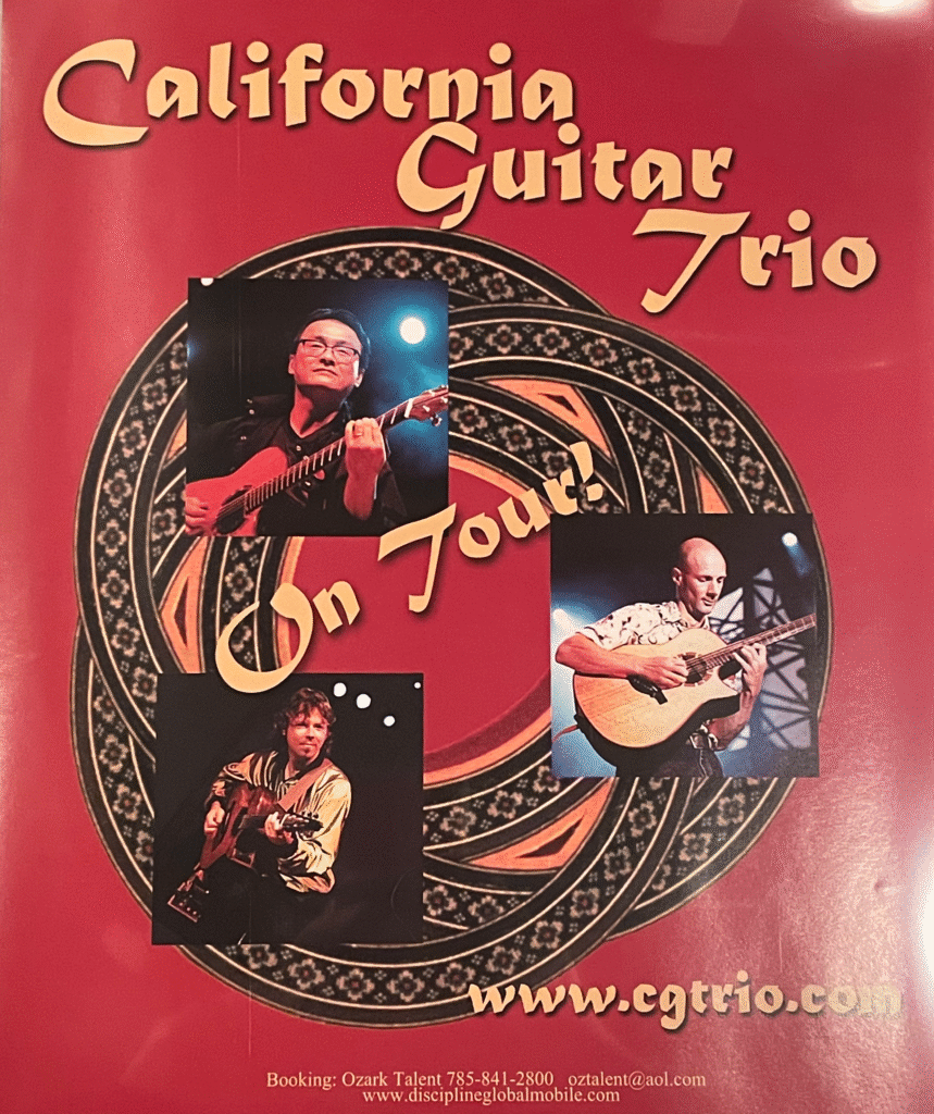 California Guitar Trio Tour Poster (vintage, unsigned). - Timeless Prints
